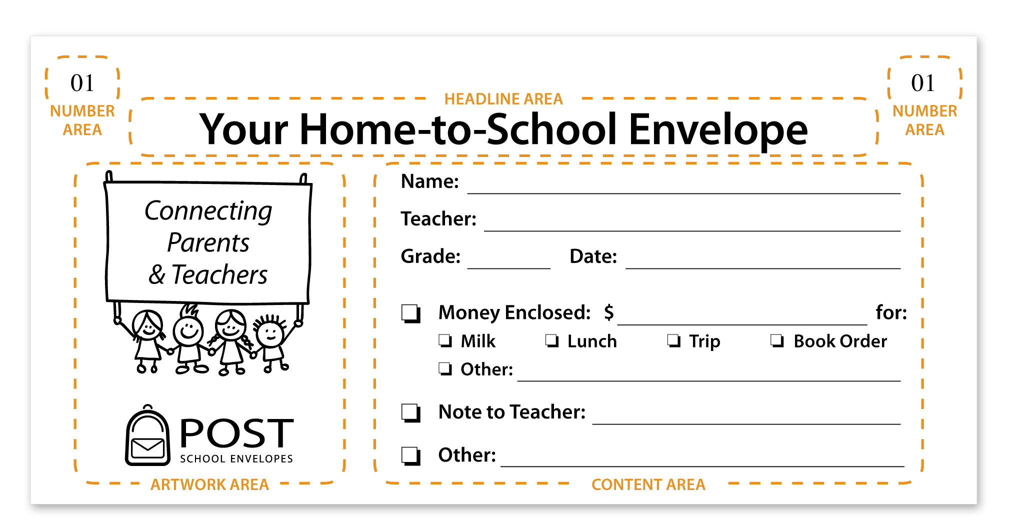Post School Envelopes – Post Church Envelopes